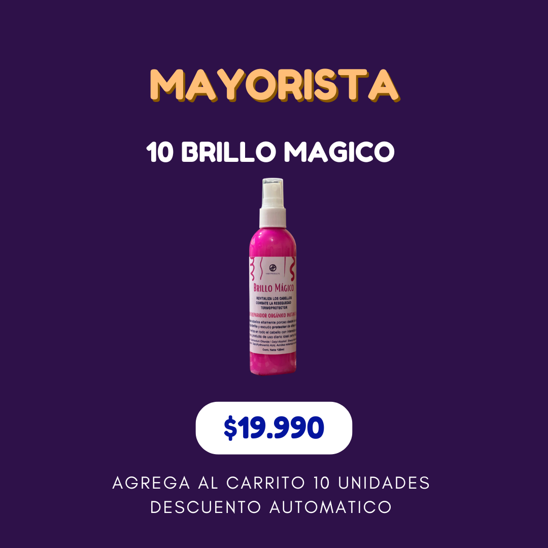 10 brillo mágico – Hair Products